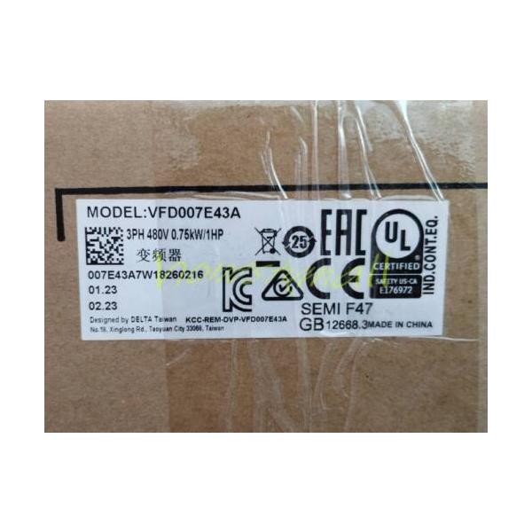 Neu 1PC Delta Wechselrichter VFD007E43A 0.75KW 380VNeu 1PC Delta Wechselrichter VFD007E43A 0.75kW 380V