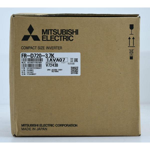 1PC Mitsubishi FR-D720-3.7K FRD7203.7K 3PH 220V 3.7KW New1PC三菱FR-D720-3.7K FRD7203.7K 3PH 220V 3.7KW NEW