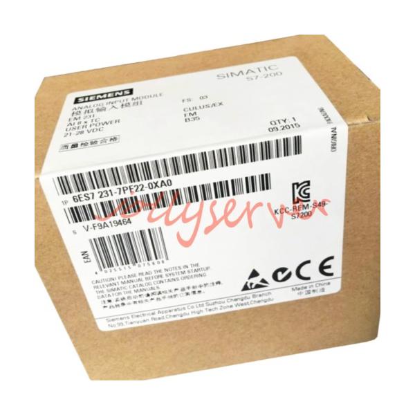 1PCS Neu Siemens 6ES7231-7PF22-0XA0 Analog Eingang 6ES7 231-7PF22-0XA01PCS Neu Siemens 6ES7231-7PF22-0XA0アナログEINGANG 6ES...