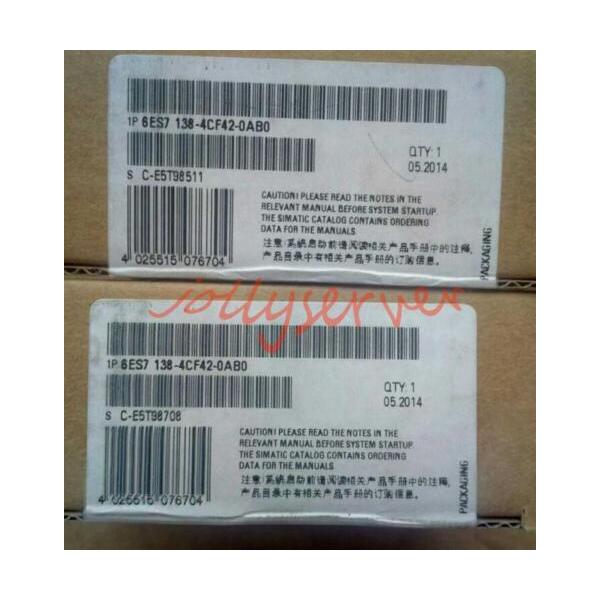 1PCS Neu Siemens 6ES7138-4CF42-0AB0 6ES7 138-4CF42-0AB0 Modell1PCS Neu Siemens 6ES7138-4CF42-0AB0 6ES7 138-4CF42-0AB0モデル