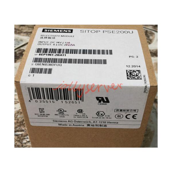 1PC Neu Siemens 6EP1961-2BA11 Eingang Leistung Selectivity Modul1PC Neu Siemens 6EP1961-2BA11 Eingang Leistung選択性モジュール