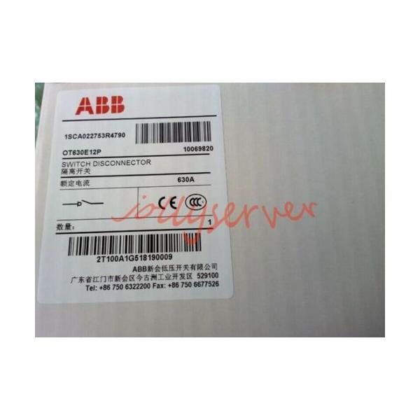 1PCS Neu IN Karton ABB OT630E12P Solation SchalterカートンABB OT630E12P Solation Schalterの1PCS Neu