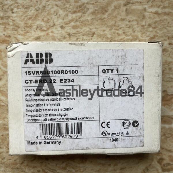 1PCS Neu ABB CT-ERD.22 E234 1SVR500100R0100 Zeit Relais 0.05s-100h1PCS NEU ABB CT-ERD.22 E234 1SVR500100R0100 ZEIT Relai...