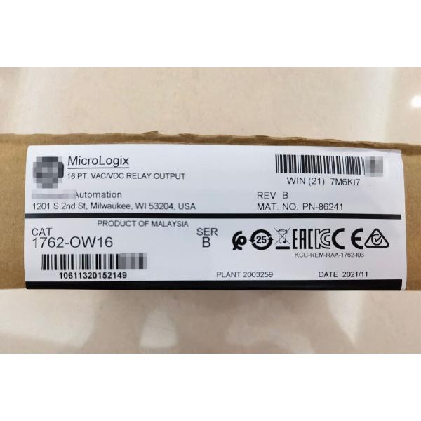 1762-OW16 AB / B MicroLogix PLC Output Module 1762OW16 New Factory Sealed GQ1762-OW16 AB / B Micrologix PLC出力モジュール1762OW...