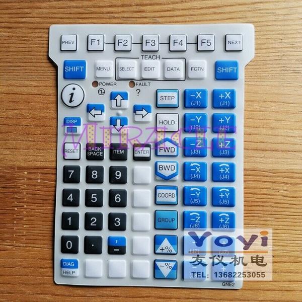 Membrane Keypad FOR FANUC A05B-2255-C101#EGN GNE2 Teach Pendant Button FilmFANUC A05B-2255-C101の膜キーパッド＃EGN GNE2ティーチペンダント...
