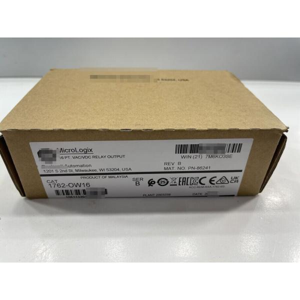 New Sealed 1762-OW16 MicroLogix 16 PT Relay Output Module PLC 1PCS新しい密閉1762-OW16 Micrologix 16 PTリレー出力モジュールPLC 1PCS