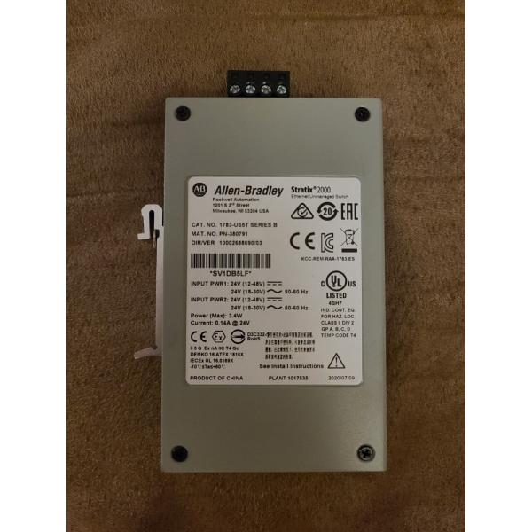 Allen Bradley, Stratix 2000, Ethernet Switch, 1783-US5T, SER B, New, Open BoxAllen Bradley、Stratix 2000、Ethernet Switch、...