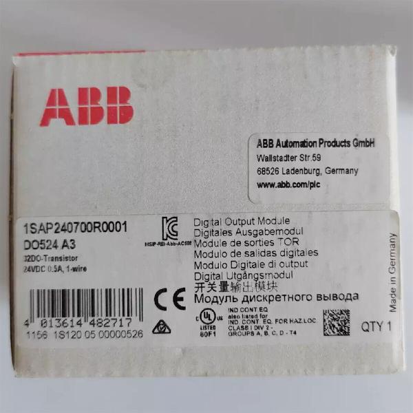 1pcs DO524 1SAP240700R0001 ABB PLC module Brand1PCS DO524 1SAP240700R0001 ABB PLCモジュールブランド