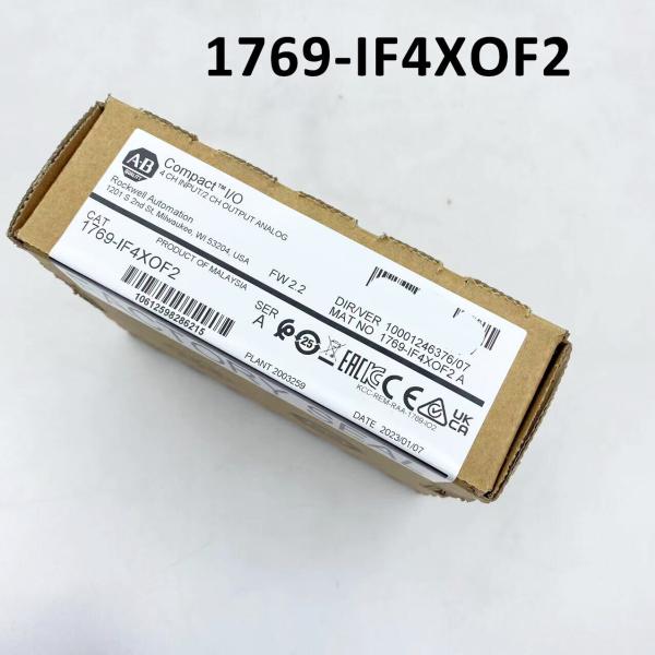 Allen Bradley 1769-IF4XOF2 CompactLogix 6 Pt A/I and A/O Module 1769IF4XOF2 NewAllen Bradley 1769-IF4XOF2 CompactLogix 6...