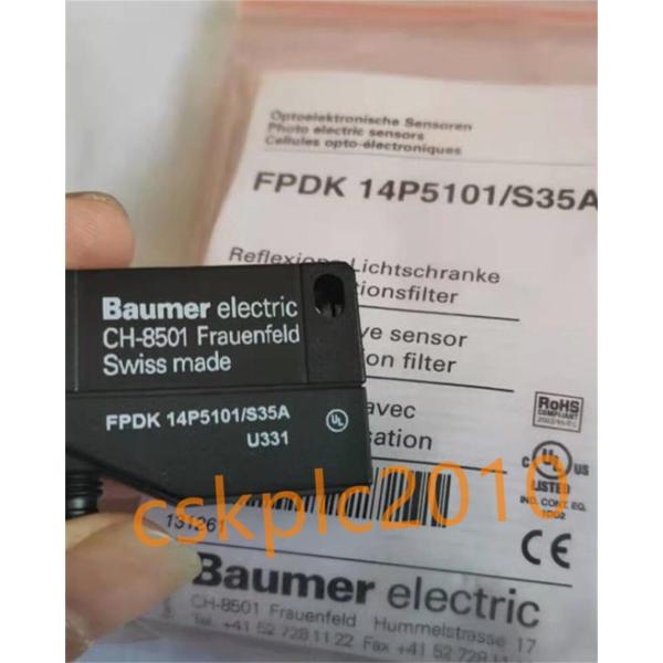 1 PCS   Baumer Photoelectric sensor  FEDK 14P5101/S35A  CH-85011 PCS Baumer光電気センサーFEDK 14P5101/S35A CH-8501
