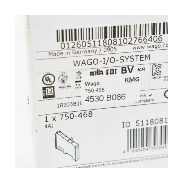 1PC WAGO 750-468 Buscoupler DeviceNet Module 7504681PC WAGO 750-468 Buscoupler Devicenetモジュール750468