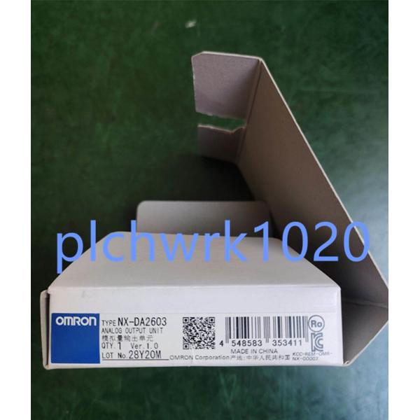 1 PCS NEW Omron analog output unit NX-DA2603 IN BOX1つのPCS NEW OMRONアナログ出力ユニットNX-DA2603ボックス