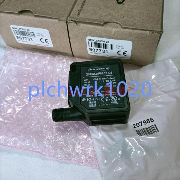 1 PCS  BANNER Q5XKLAF5000-Q8 High Power Multi-Function Laser Sensor1 PCSバナーQ5xklaf5000-Q8高出力マルチファンクションレーザーセンサー