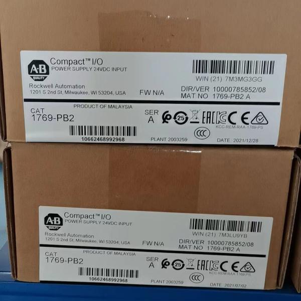 AB (FACTORY SEALED) 1769-PB2 /A COMPACTLOGIX POWER SUPPLYAB（工場密閉）1769-PB2 /A CompactLogix電源