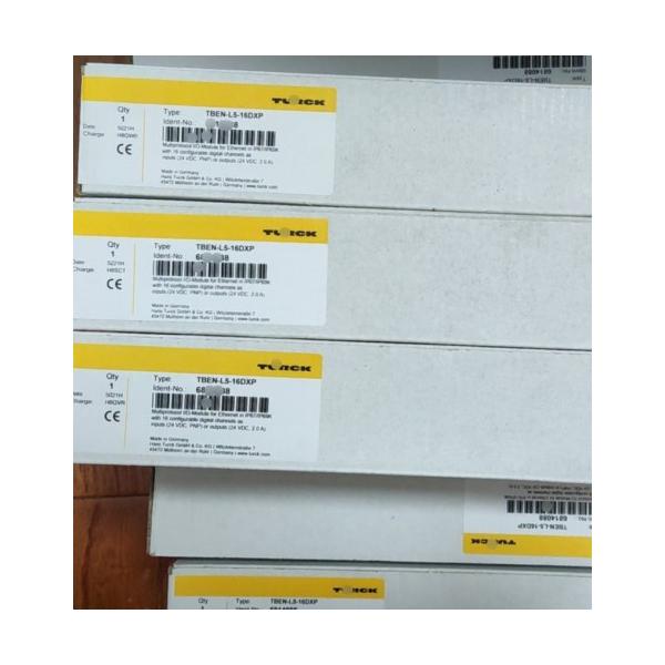 new Turck TBEN-L5-16DXP Ethernet multi-protocol I/O module新しいTurck Tben-L5-16DXXPイーサネットマルチプロトコルI/Oモジュール