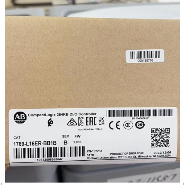 New 1769-L16ER-BB1B /B CompactLogix L16 384KB Controller 新しい1769-L16ER-BB1B /B CompactLogix L16 384KBコントローラー