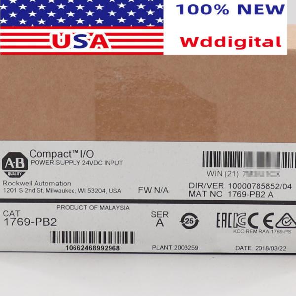 Allen-Bradley 1769-PB2 CompactLogix DC 2A/0.8A Power Supply 1769PB2Allen-Bradley 1769-PB2 CompactLogix DC 2A/0.8A電源1769PB2