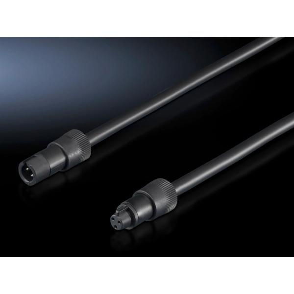 Interconnecting cable - for system light LED compact - Rittal - #4315850 - 3m length - equivalent to SZ 4315.850