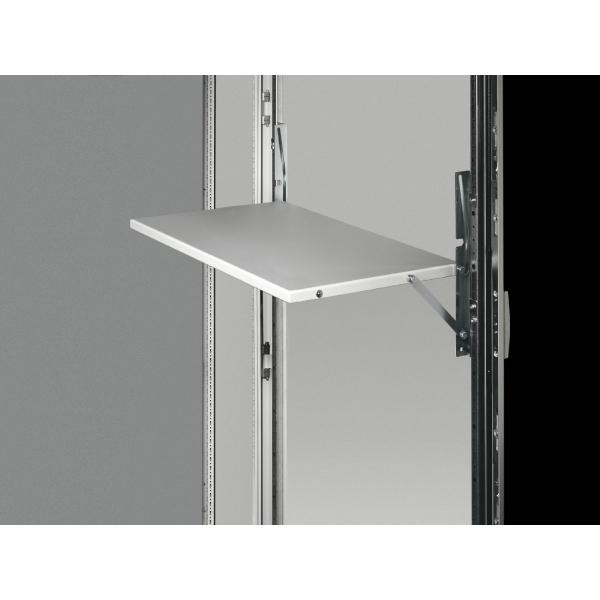 Utility lectern - Rittal (VX25 Baying system series) - #4638600 - W413mm - Light gray (RAL 7035) - Carbon steel - equiva...