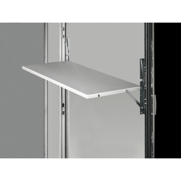 Utility lectern - Rittal (VX25 Baying system series) - #4638800 - W613mm - Light gray (RAL 7035) - Carbon steel - equiva...