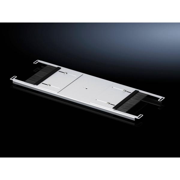 Gland plate module with side rubber cable clamp strip - Rittal (Network/server rack VX IT series) - #5301348 - for W800m...