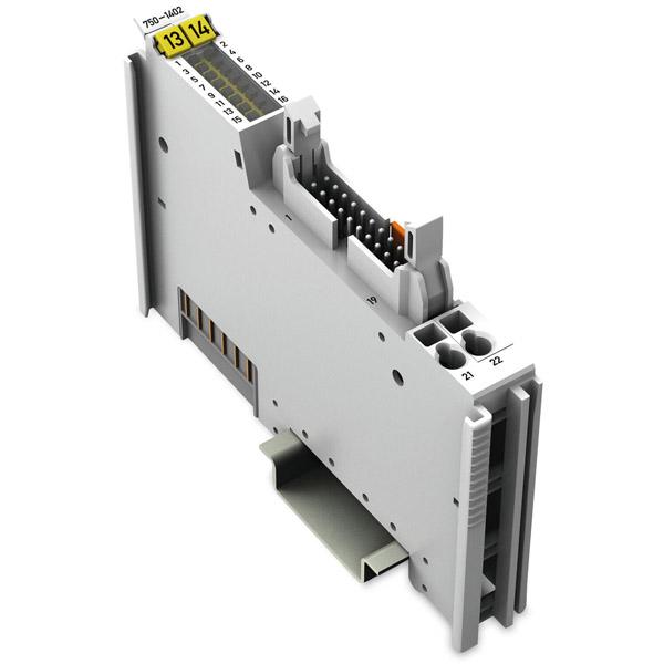 Standard DC digital input slice module - Wago (750 series) - 16DI; 24Vdc; 3ms; LSS; Ribbon Cable - 16I/O [16DI (16 x dig...
