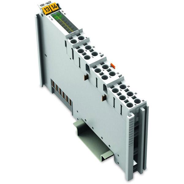 Standard DC digital input slice module - Wago (750 series) - 4DI; 24Vdc; 0.2ms; LSS; 3-wire - 4I/O [4DI (4 x digital inp...