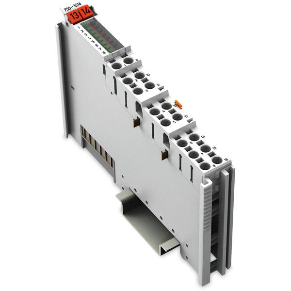 Standard DC digital output slice module - Wago (750 series) - 8DO; 24Vdc; 0.5A; LSS; 2-wire - 8I/O [8DO (8 x digital out...