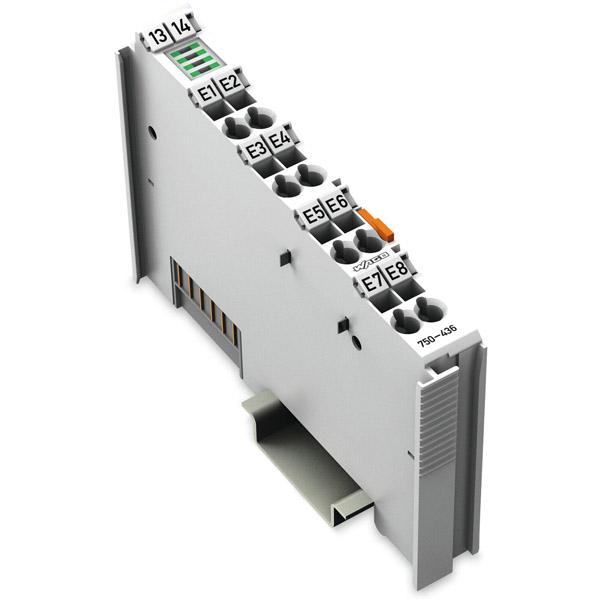 Standard DC digital input slice module - Wago (750 series) - 8DI; 24Vdc; 3ms; LSS - 8I/O [8DI (8 x digital inputs (24Vdc...