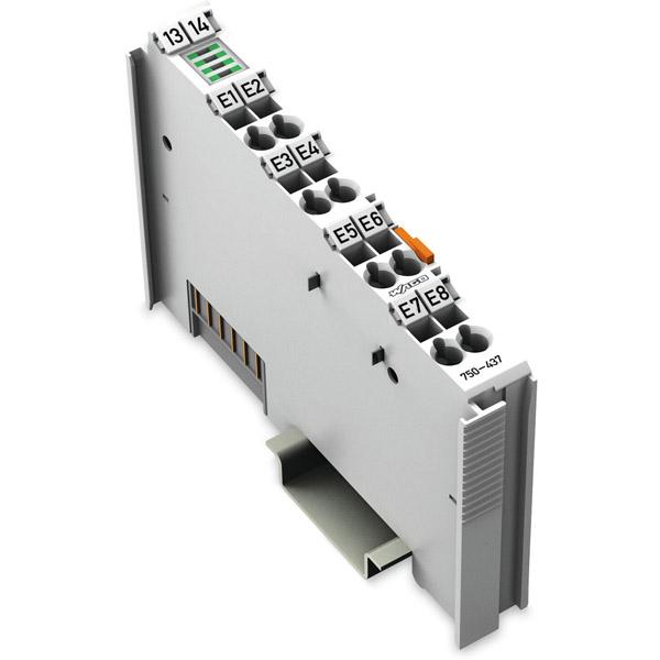 Standard DC digital input slice module - Wago (750 series) - 8DI; 24Vdc; 0.2ms; LSS - 8I/O [8DI (8 x digital inputs (24V...