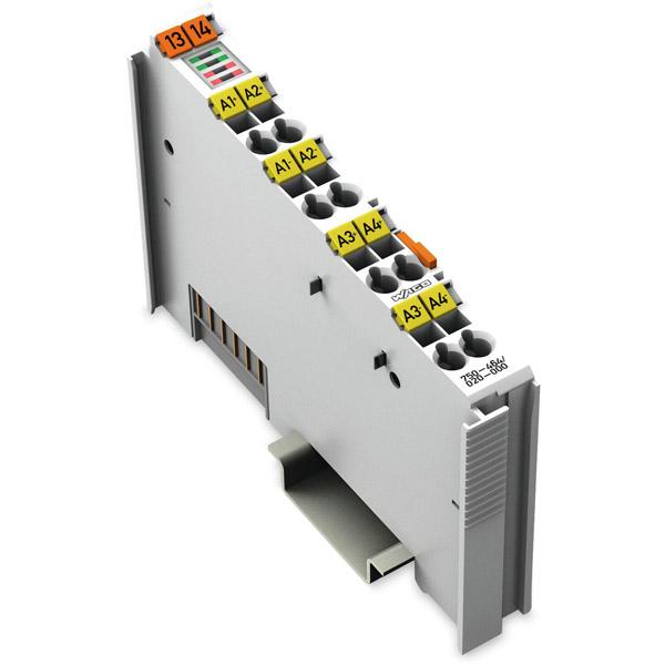 Standard analog input slice module - Wago (750 series) - 4AI; NTC; Adjust - 4I/O [4AI (4 x analog inputs (Configurable T...