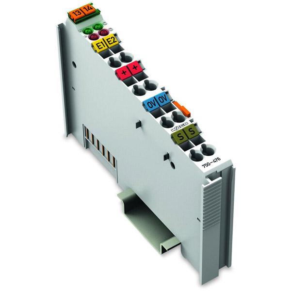 Standard analog input slice module with customized data format for S5 control - Wago (750 series) - 2AI; +-10Vdc; SE; 16...