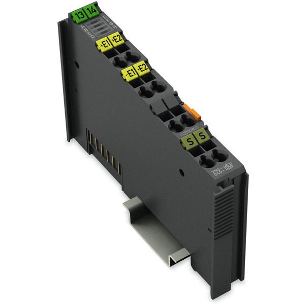 Standard analog input slice module with extended temperature range + time-synchronized measured value acquisition - Wago...