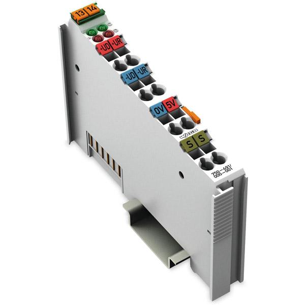 Standard analog input slice module - for weighing / force measurement - Wago (750 series) - 1AI; DMS; 125ms - 1I/O [1AI ...