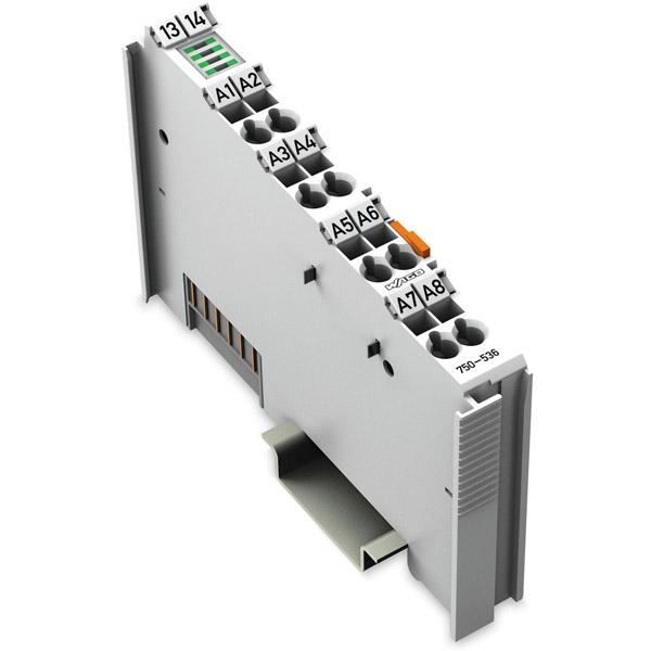 Standard DC digital output slice module - Wago (750 series) - 8DO; 24Vdc; 0.5A; LSS - 8I/O [8DO (8 x digital outputs (24...
