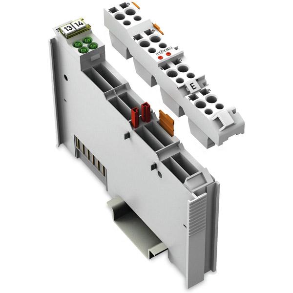 Pluggable DC digital input slice module - Wago (753 series) - 4DI; 24Vdc; 3ms; LSS - 4I/O [4DI (4 x digital inputs (24Vd...