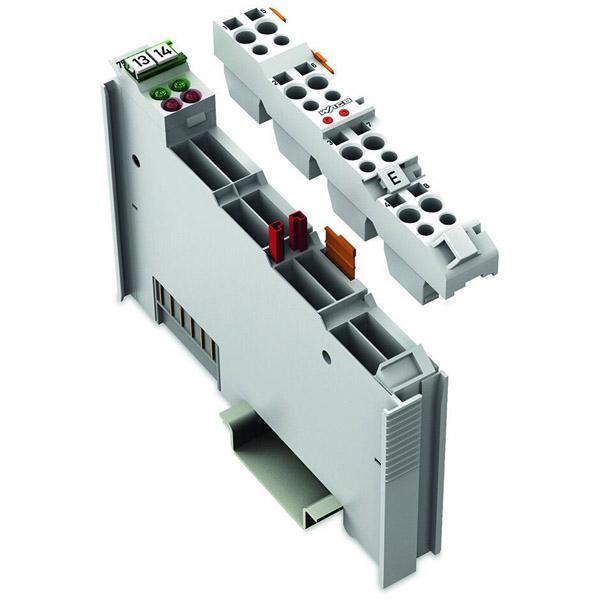 Pluggable analog input slice module with diagnostics - Wago (753 series) - 2AI; TC K; Diagn Adjust - 2I/O [2AI (2 x anal...