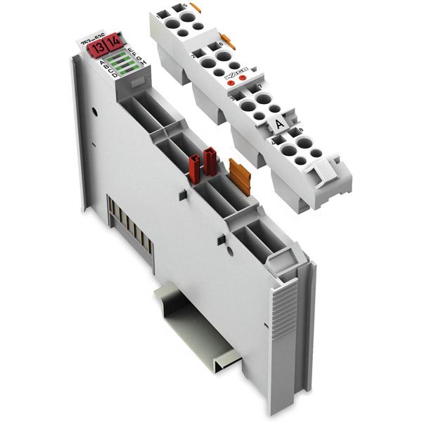 Pluggable DC digital output slice module - Wago (753 series) - 8DO; 24Vdc; 0.5A; LSS - 8I/O [8DO (8 x digital outputs (2...
