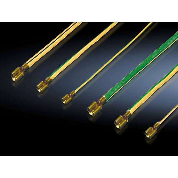 Extension kit - for vertical earthing/grounding rail - Rittal - #7549000 - for 6mm2 grounding lead / for 2.5mm2...16mm2 ...