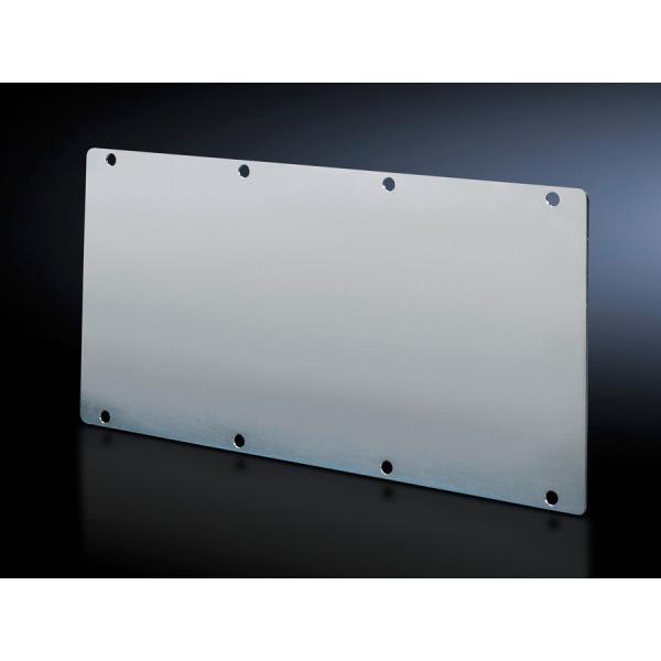 Closed module plate - Rittal (TS8 baying systems series) - #8609160 - Zinc-plated Carbon steel - equivalent to TS 8609.160