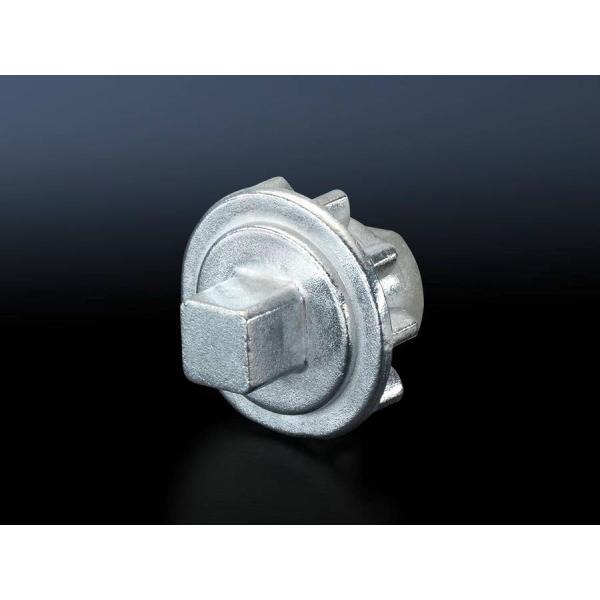 Lock insert - F version - 7mm square bit - Rittal (TS8 baying systems series) - #8611100 - die-cast Zinc - equivalent to...