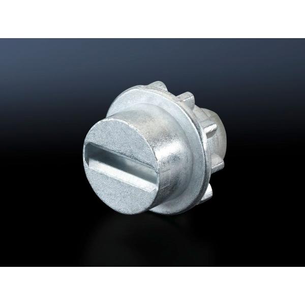 Lock insert - F version - screwdriver shape - Rittal (TS8 baying systems series) - #8611140 - die-cast Zinc - equivalent...