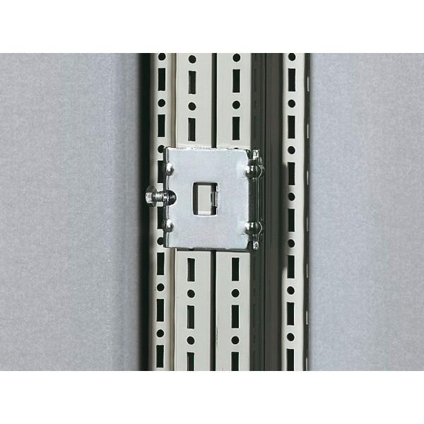 Vertical baying clamp - to connect TS to TS - Rittal (TS8 baying systems series) - #8800410 - Zinc-plated Carbon steel -...