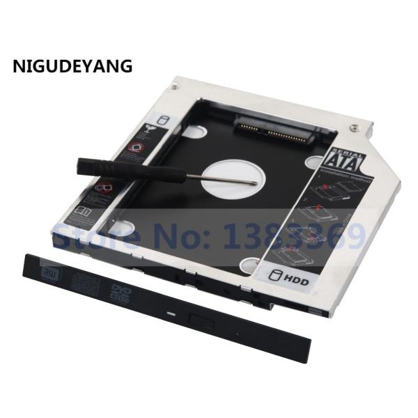 Nigudeyangセカンドsata hdd ssdハードドライブキャディーアダプタ東芝portege m750 m780 UJ862ASSuperslim-01