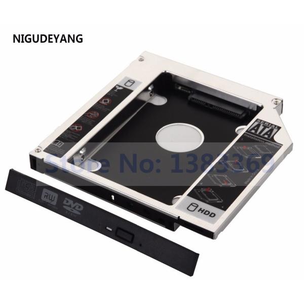 Nigudeyangセカンドsataハードドライブssd hddキャディー用lenovo v580 v580c v480 v480a-ise ds8a8shSlim-01