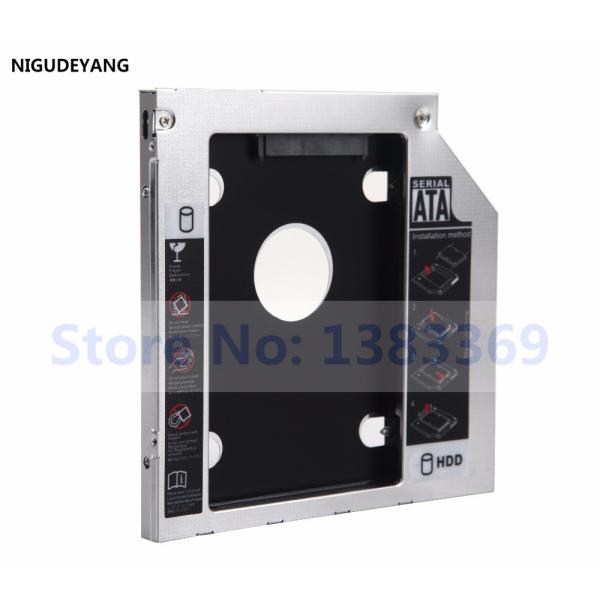 Nigudeyangセカンドhdd、ssdハードドライブキャディーアダプタ用のhp envy 17 17-j082eg 17-j020us 17-j040ecスワップgu70n dvdSuperslim-01