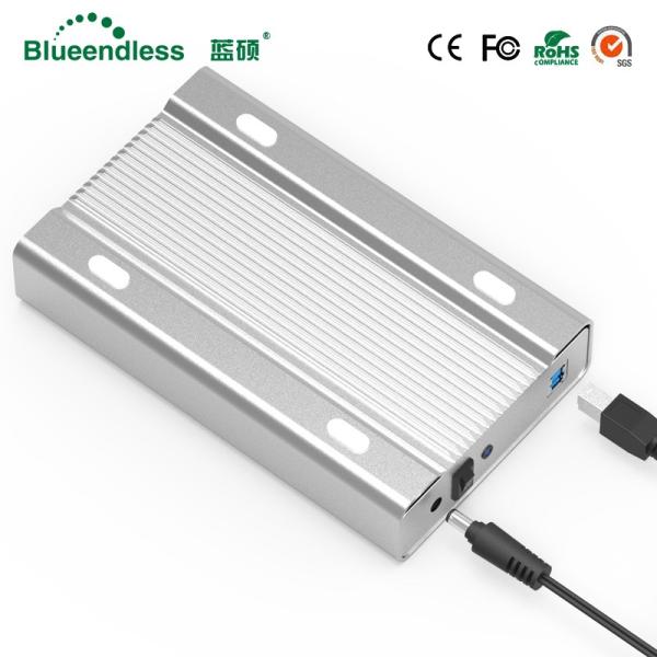 Blueendless 3.5インチすべての金属hddケースモバイルハードディスクボックスusb 3.0 sata 5 gbpsハードドライブsata hddエンクロージャアルミシェルU35Q