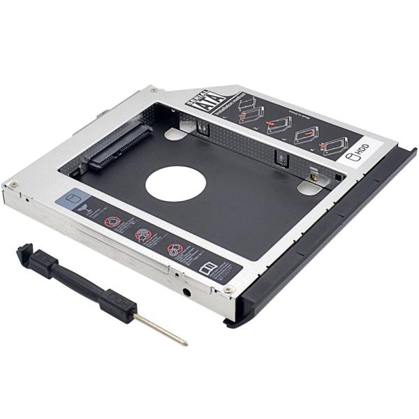 Chipalアルミセカンドhddキャディー12.7ミリメートルsata 3.0 ledインジケータhp probookの6360b 6435B 6440b 6445b 6450b 6455b dvd-rom cd-romJL482