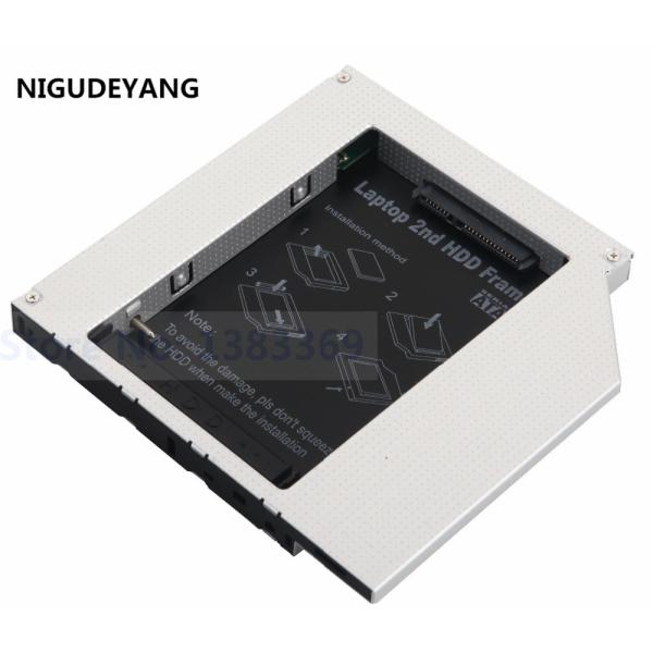 Nigudeyang pata/ideにsataセカンドハードディスクドライブキャディー用dell inspiron 6400 9400 150112.7mm IDE-SATA