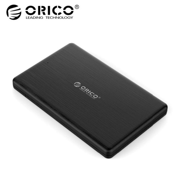 オリコ Hdd ケース 2.5 インチ USB3.1 タイプ c 5 5gbps Exernal ハードドライブのディスク HDD ケースキャディーツール送料 7 ミリメートルのための SSD サポート UASPORICO 2578C3-BK